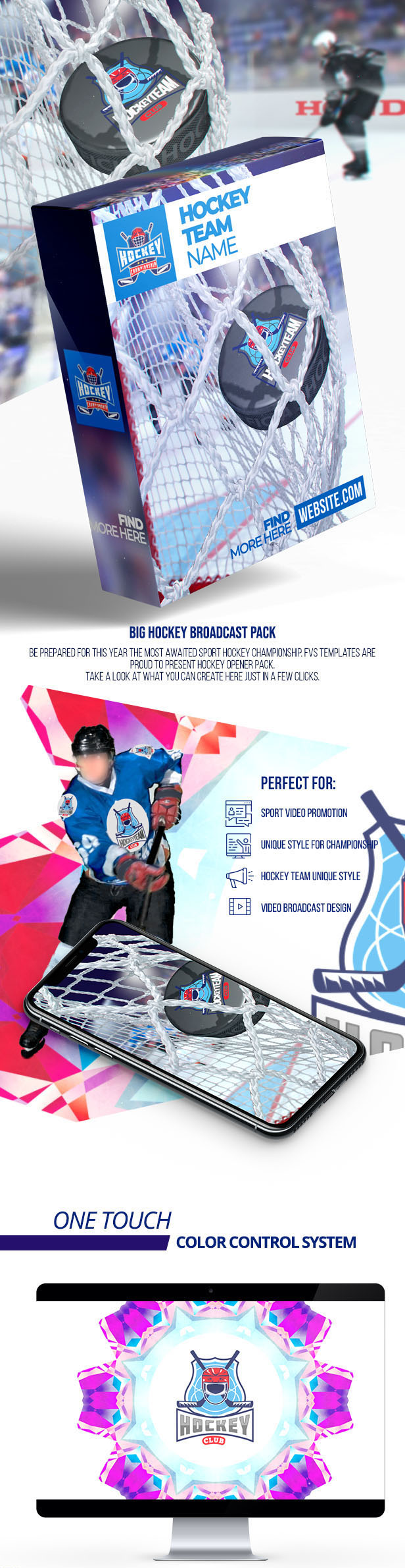 Big Hockey Broadcast Pack | FVS Templates