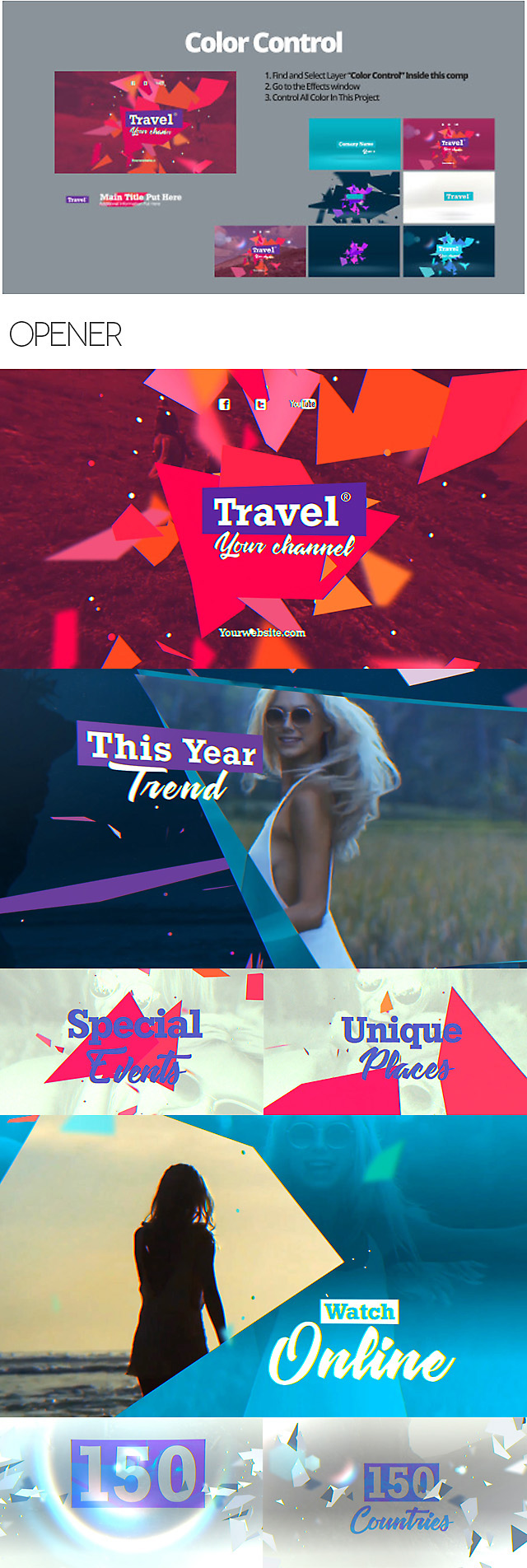 Travel Multifunctional Broadcast Pack | FVS Templates
