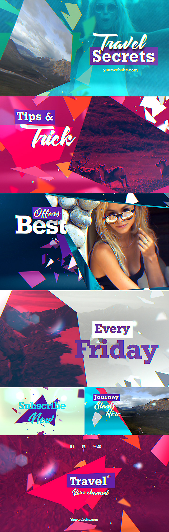 Travel Multifunctional Broadcast Pack | FVS Templates